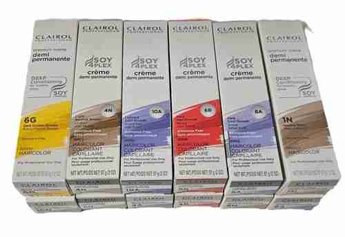 CLAIROL PROFESSIONAL SOY 4 PLEX DEMI-PERMANENTE HAIR COLOR (PICK YOUR ...