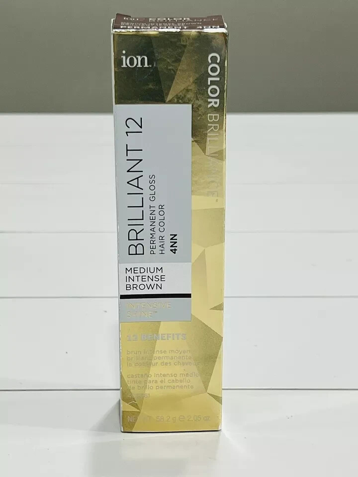 Ion Brilliant 12 Permanent Gloss Hair Color Intensive Shine(CHOOSE YOUR ...
